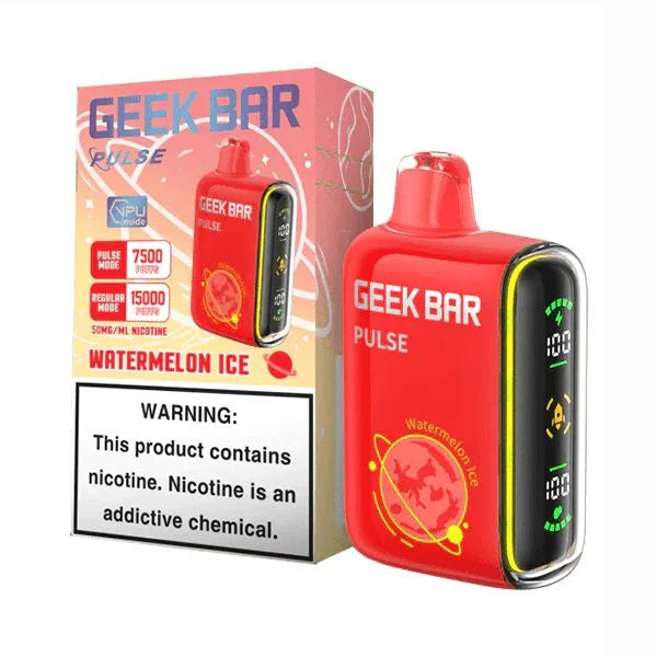 Watermelon Ice Geek Bar Pulse 15000 Disposable Vape – Geek Bar Store